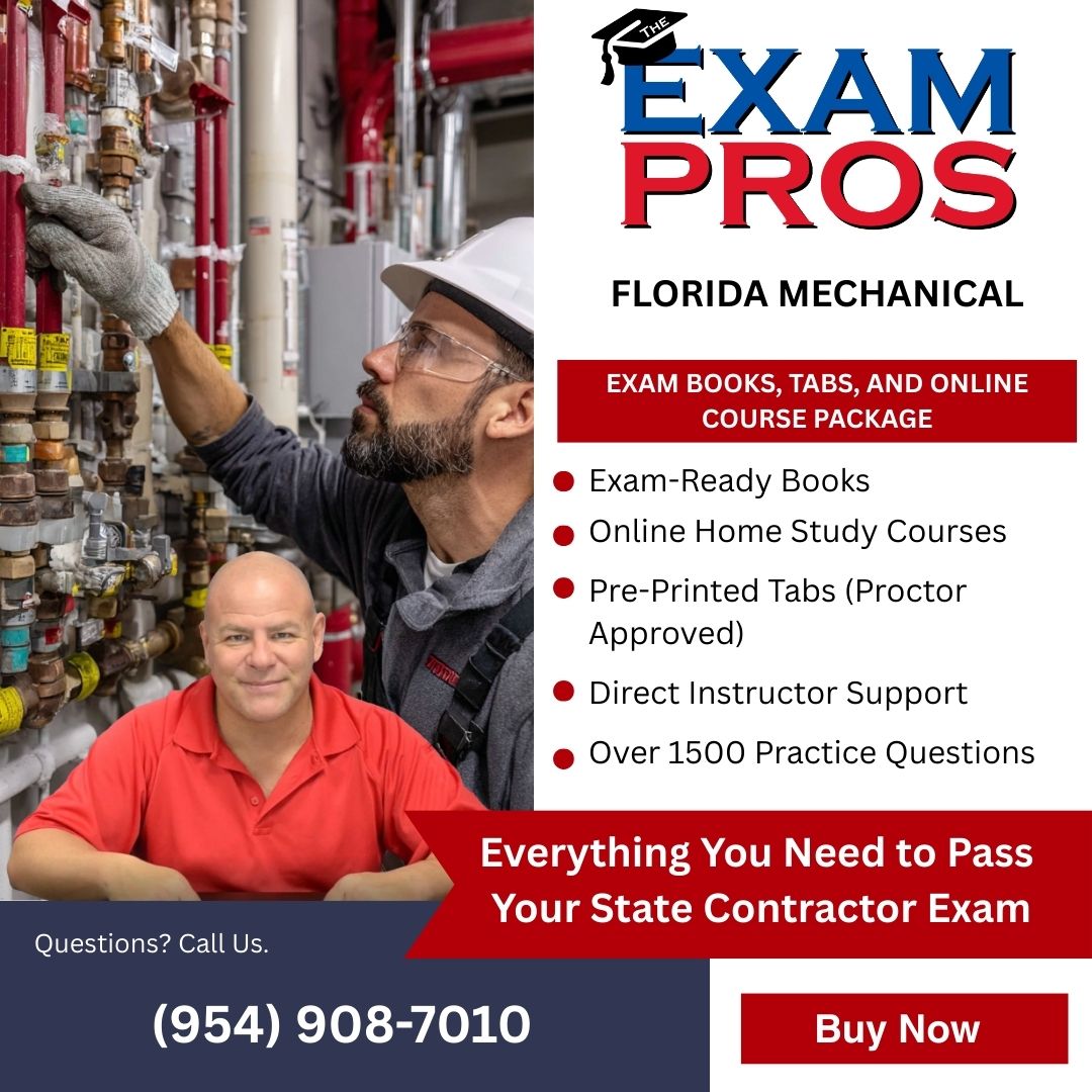 Florida Mechanical Exam Prep: Complete Book Set | Guaranteed Pass – The ...
